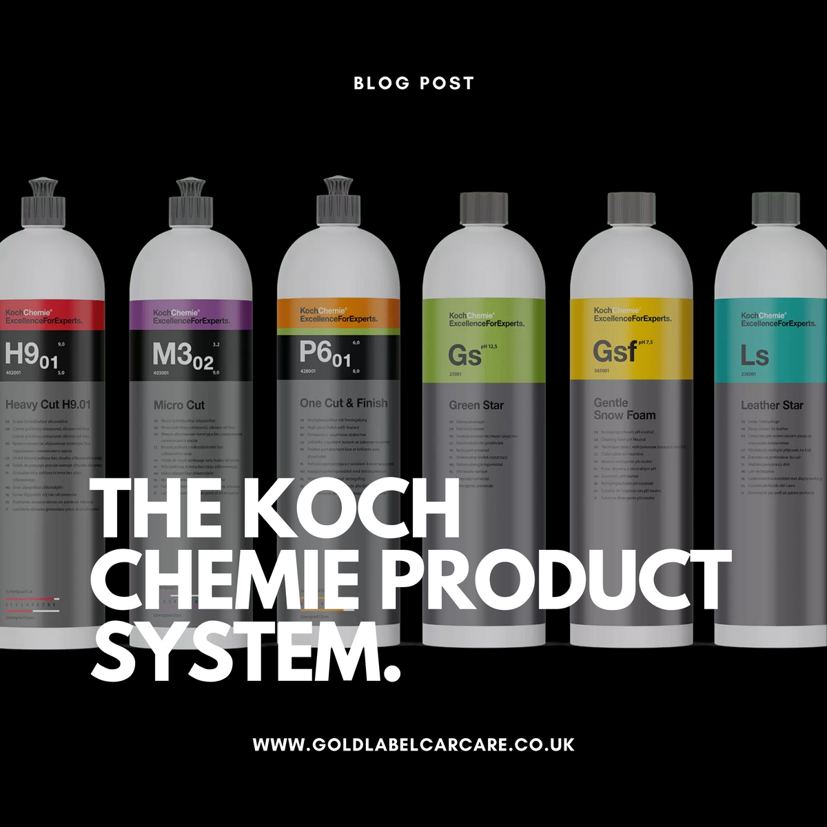 Koch Chemie: The Idea Behind the Product­ System. — Gold Label Car Care ...