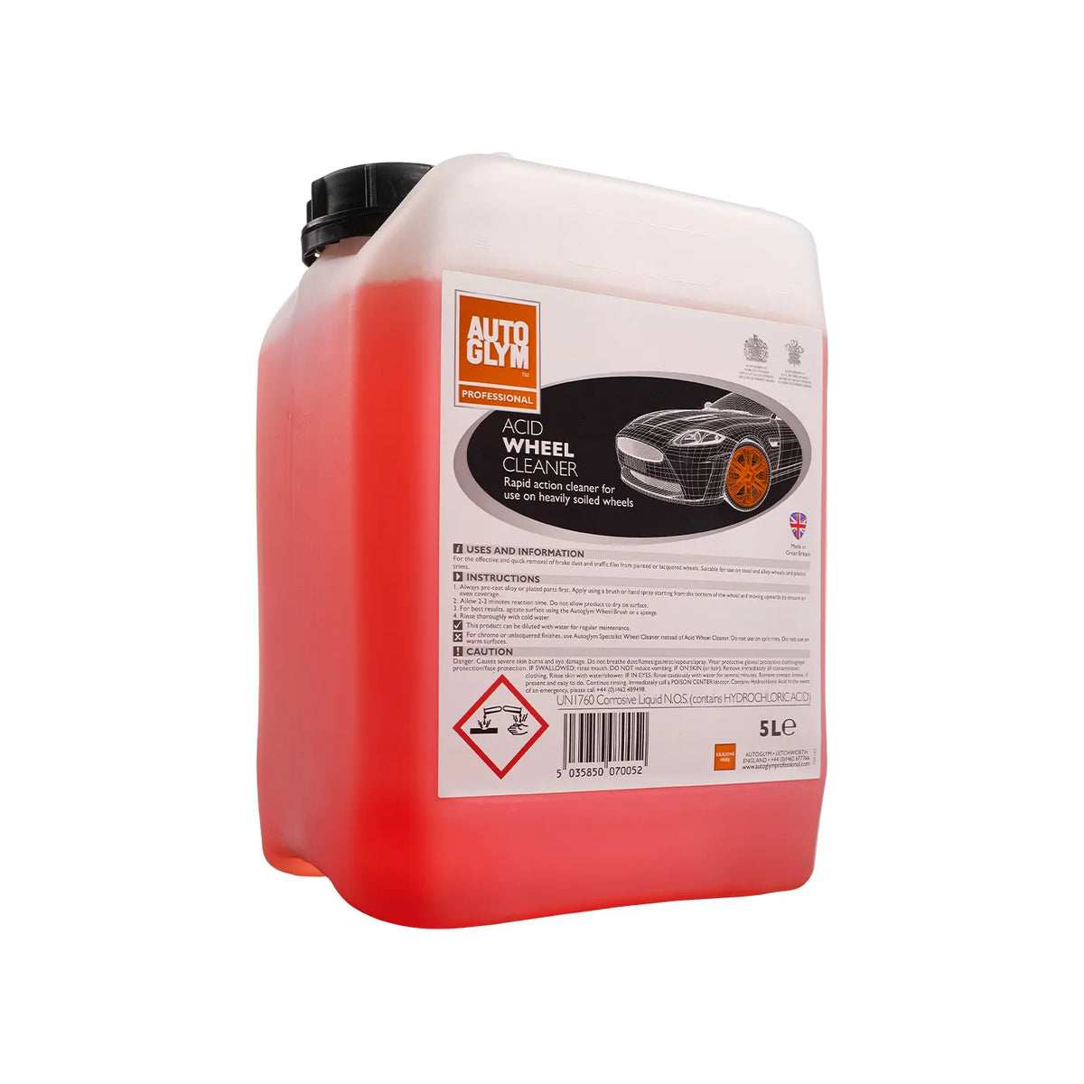 AutoGlym Professional Acid Wheel Cleaner | Gold Label Car Care — Gold ...
