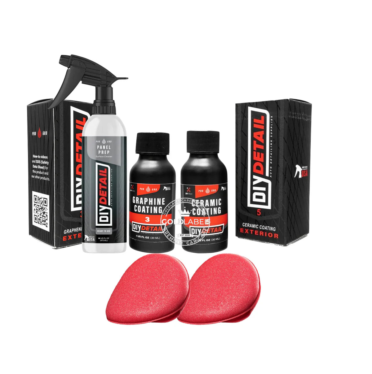 DIY Detail The Stack 3 & 5 Year Coating Pack — Gold Label Car Care and ...