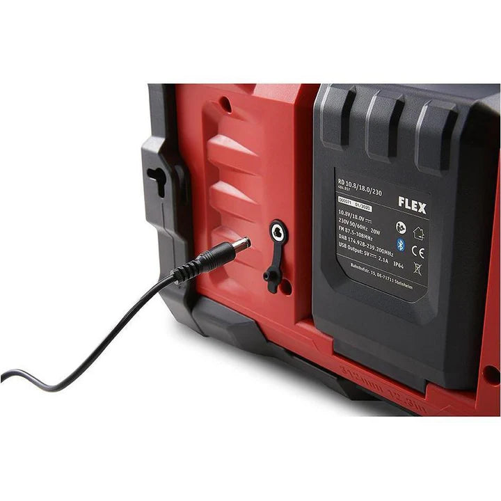 FLEX Digital 10.8/18.0 V Cordless DAB+ Radio & Bluetooth Speaker — Gold ...