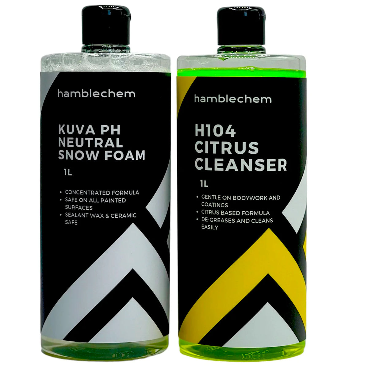 hamblechem Kuva PH Neutral Snow Foam & H104 Citrus Cleanser Duo 1L Bun ...