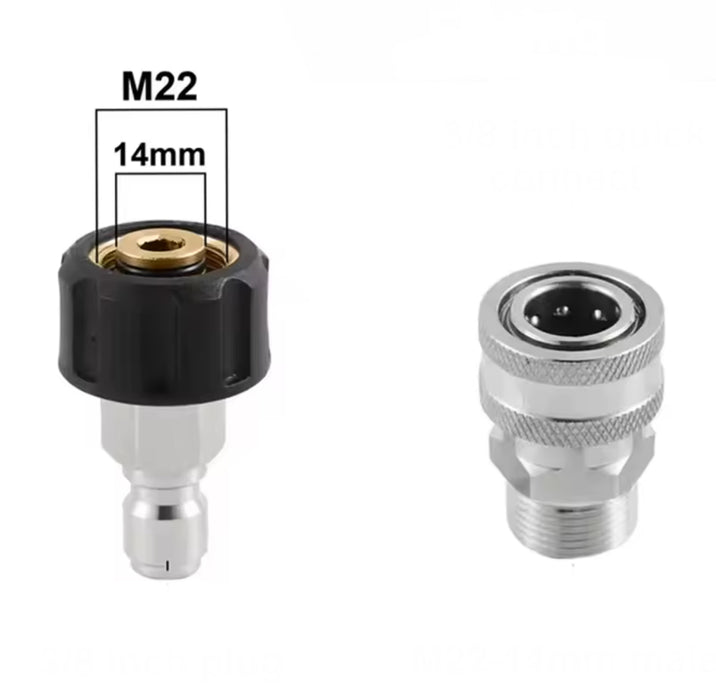 Gold Label M22 14mm 3/8 Male To 3/8 Quick Release Coupling — Gold Label ...
