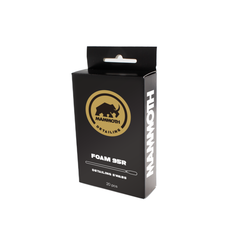 Mammoth Foam 95R Detailing Swabs – 20 Pack — Gold Label Car Care and ...