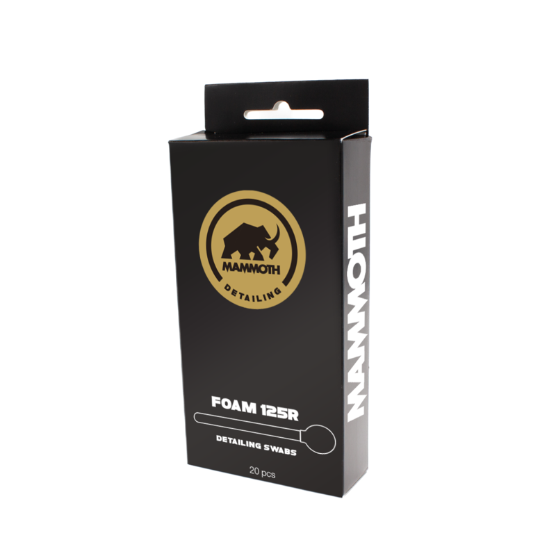 Mammoth Foam 125R Detailing Swabs - 20 Pack — Gold Label Car Care and ...