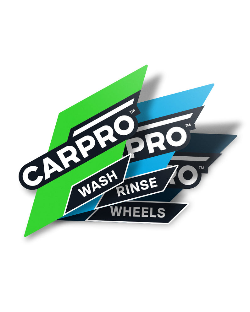 CarPro Bucket Stickers Wash, Rinse, Wheels — Gold Label Car Care and ...