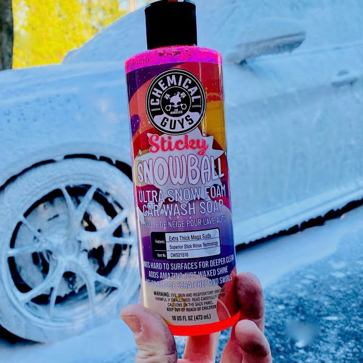 Chemical Guys Sticky Snowball Snow Foam — Gold Label Car Care and ...