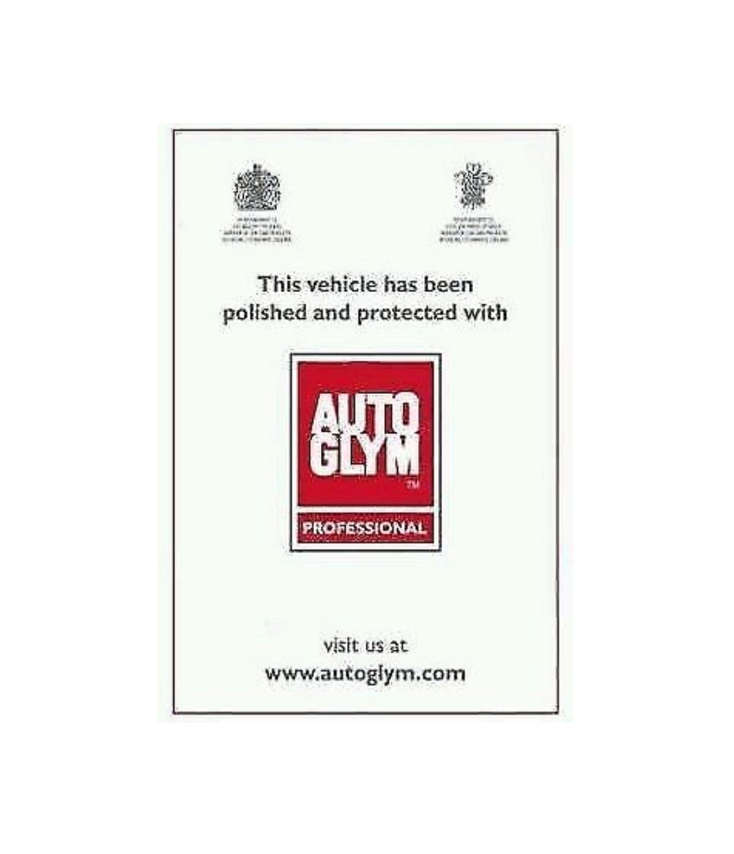 AutoGlym Professional Paper Floor Valeting Mats | Gold Label Car Care ...